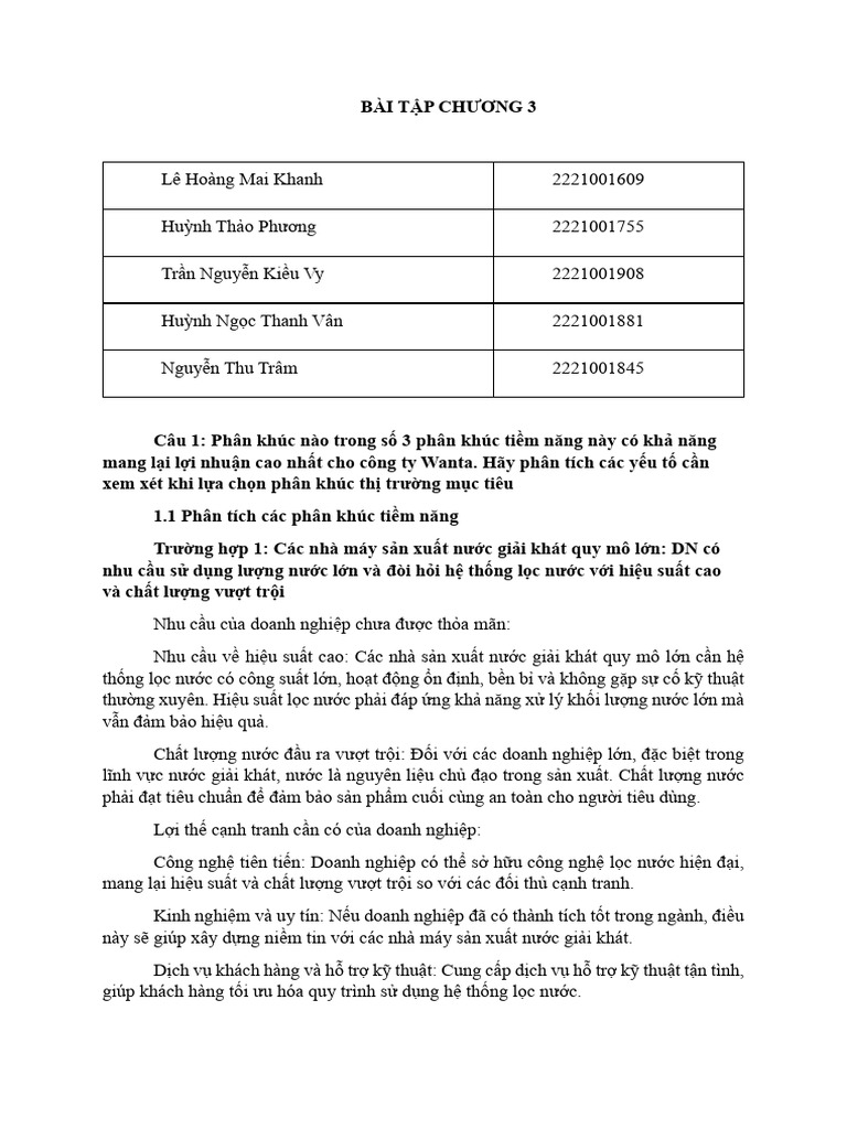 BT Nhóm - Nhóm 8 - ST3 | PDF