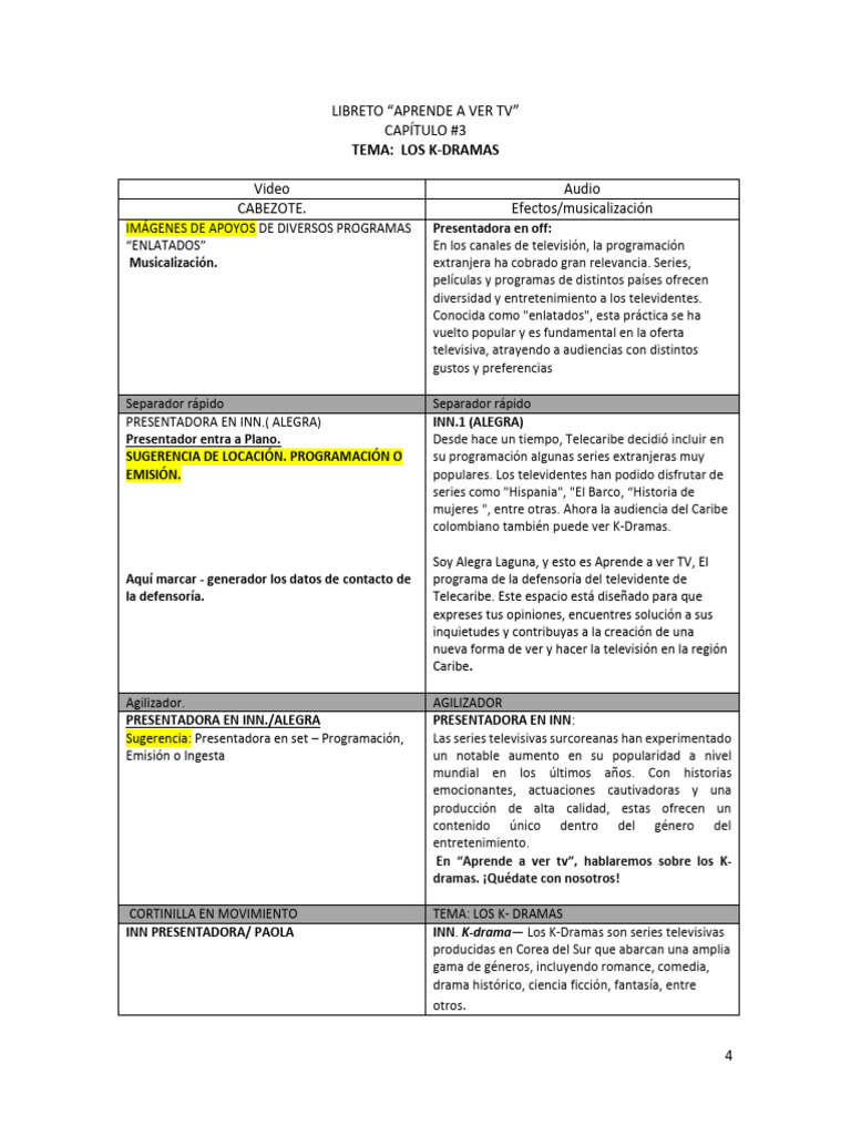 CAPÍTULO 3 K-Dramas | PDF