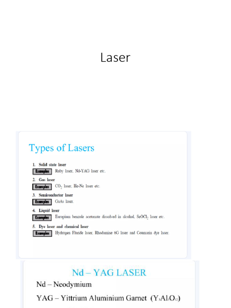 Laser | PDF