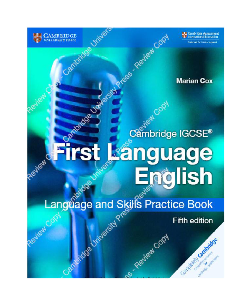 1 First Language English Skills Practice Book | PDF