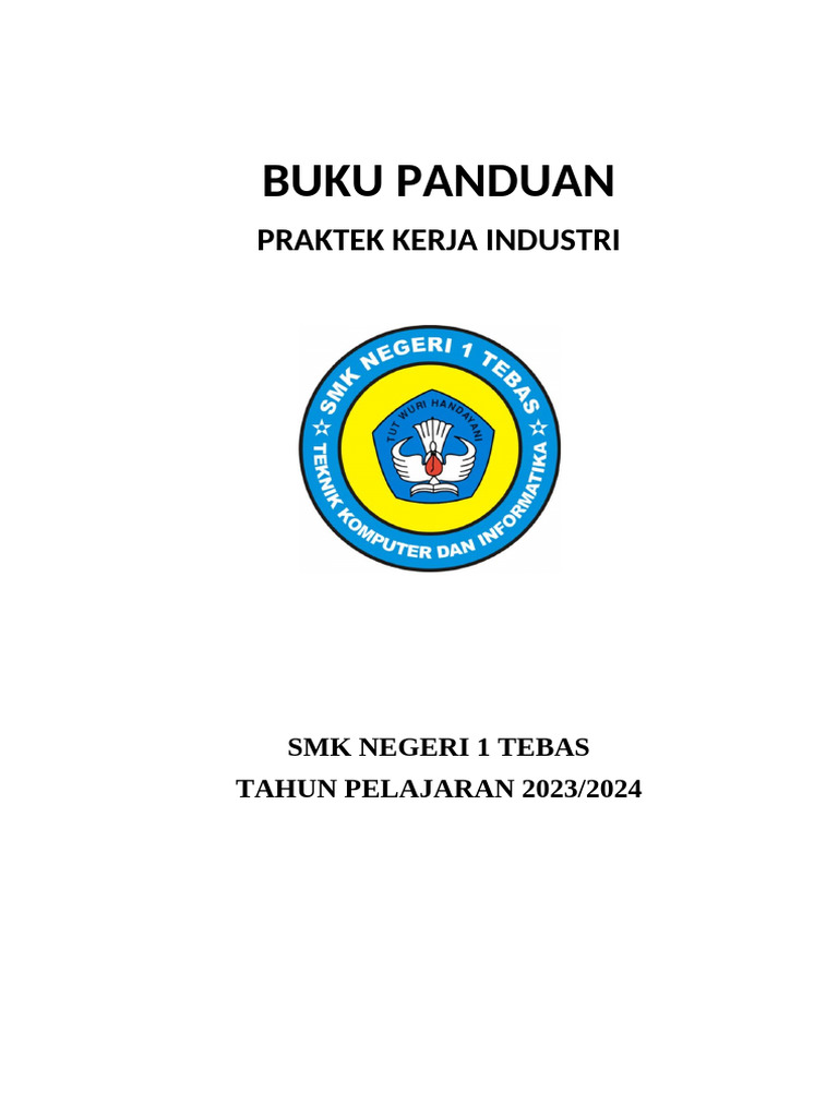 Buku Panduan PKL SMK - Adeng | PDF