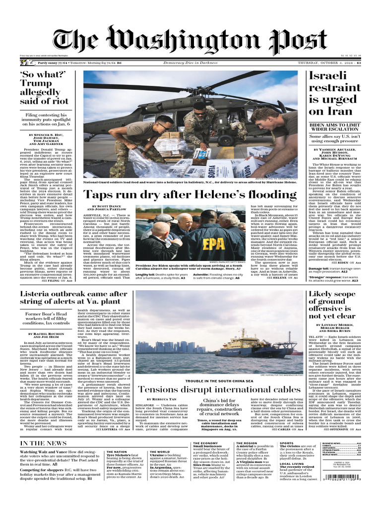The Washington Post - October 3, 2024 | PDF