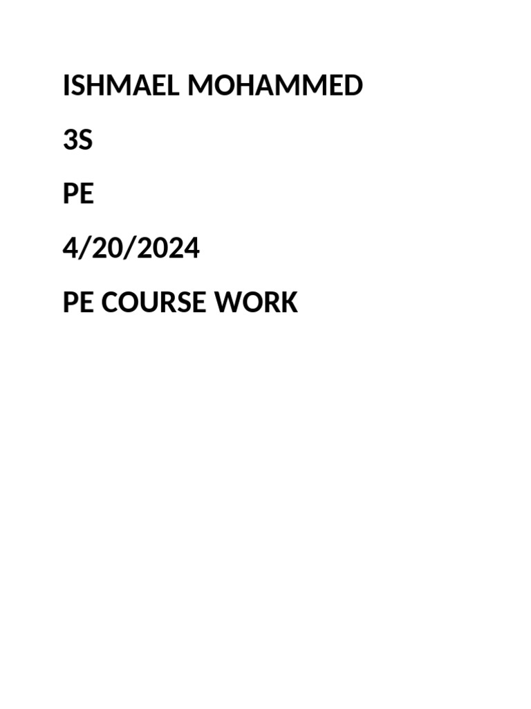 Ishmael Mohammed | PDF