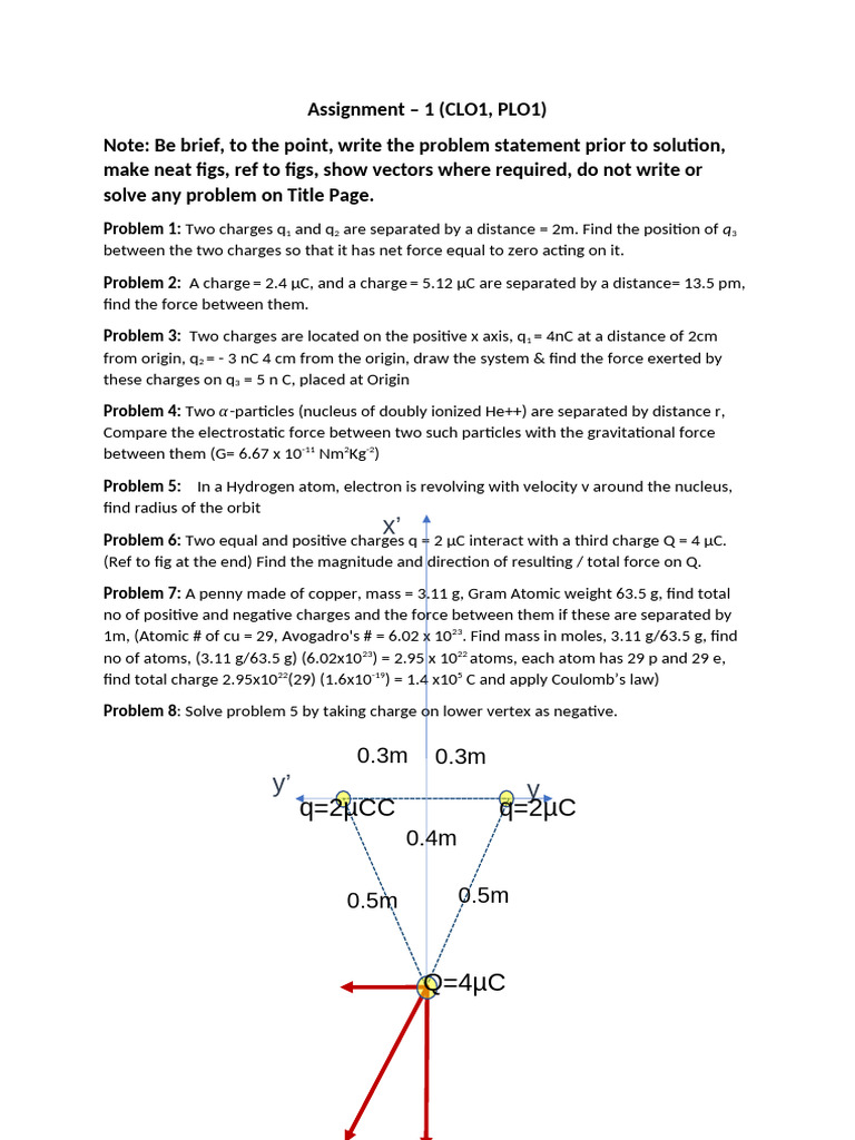 Applied Physics Assignment 1 | PDF
