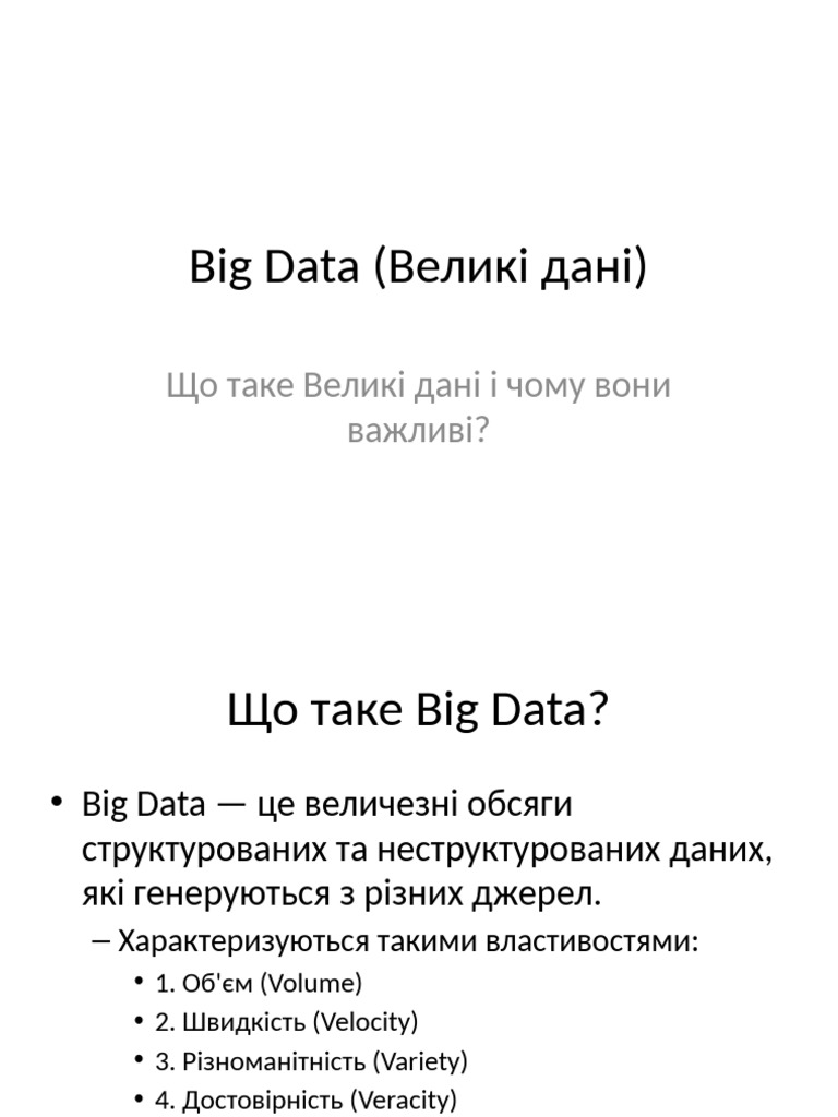 Big Data Presentation | PDF