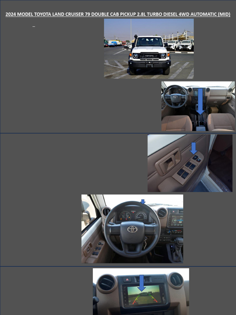 2024 Model Toyota Land Cruiser 79 Double Cab Pickup 2.8L Turbo Diesel 4Wd Automatic (Mid) | PDF