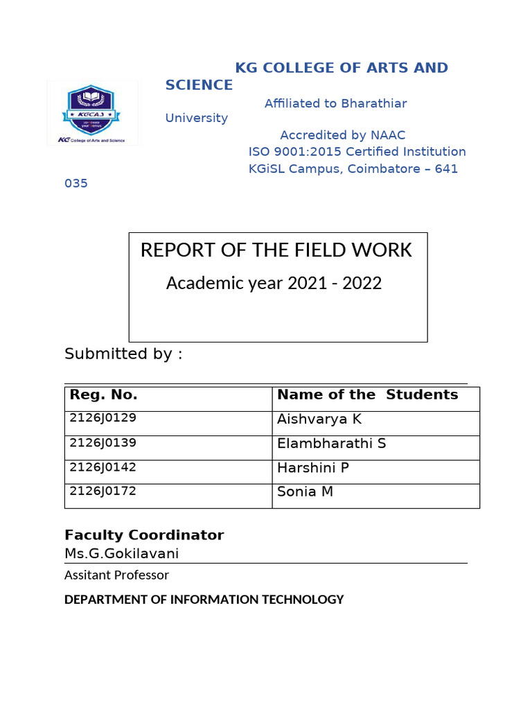 C++ Field Work Project | PDF