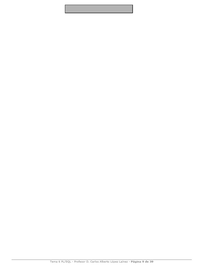 Tema 6 PL SQL | PDF