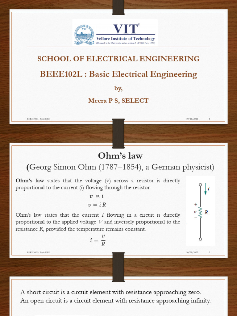 Ohms law,KCL,KVL | PDF