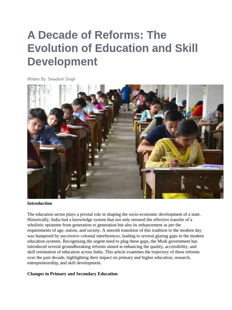Educational Reform | PDF