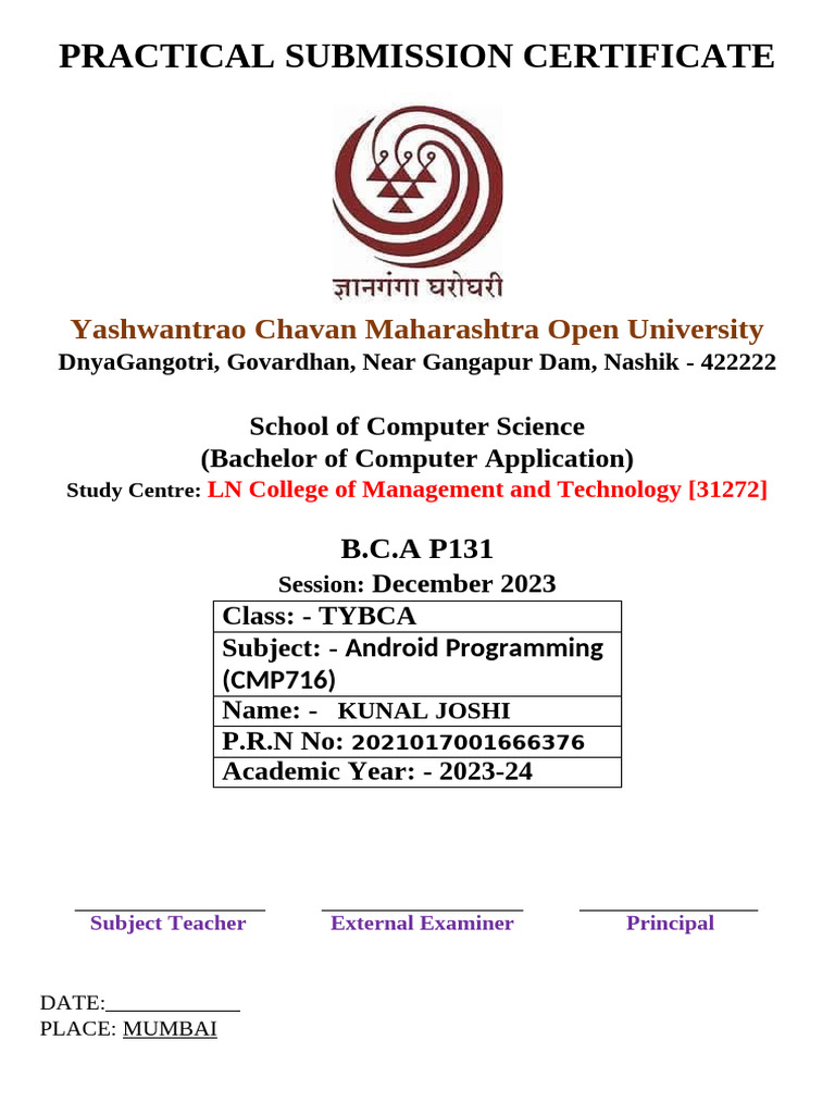 Android Programming | PDF