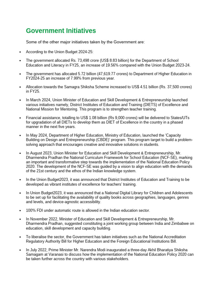 Government initiative | PDF