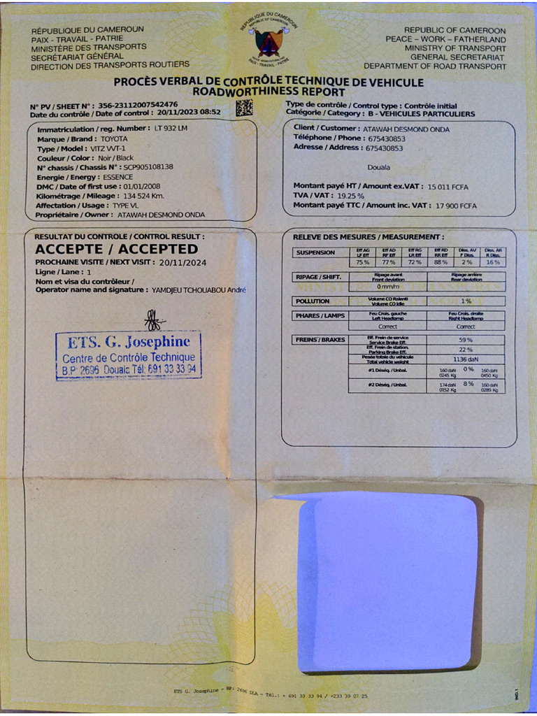 Visite Technique | PDF