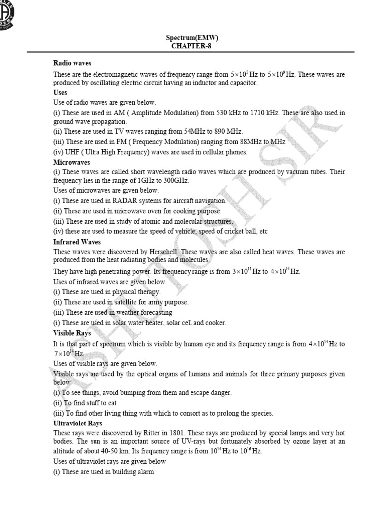 8 EMW (Spectrum) | PDF