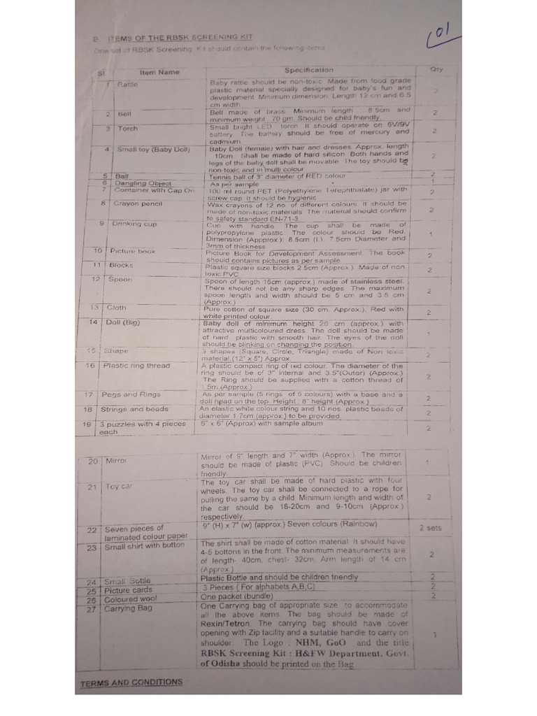 MHT Screening Kit | PDF