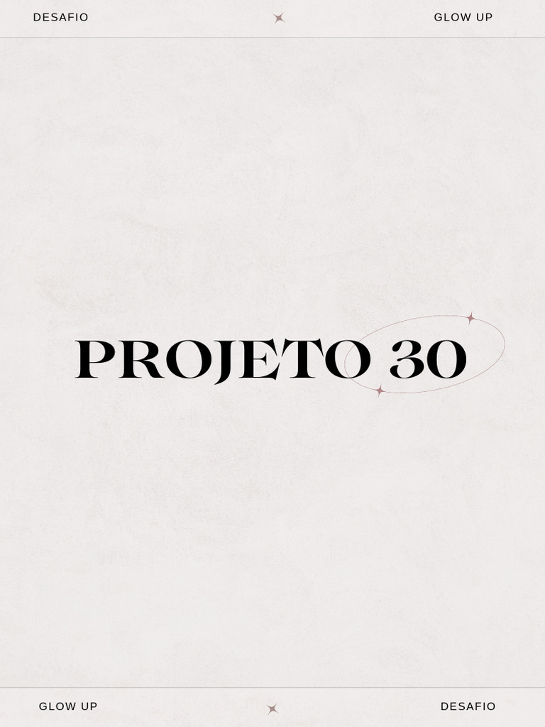 Desafio Glow Up 30 Dias | PDF
