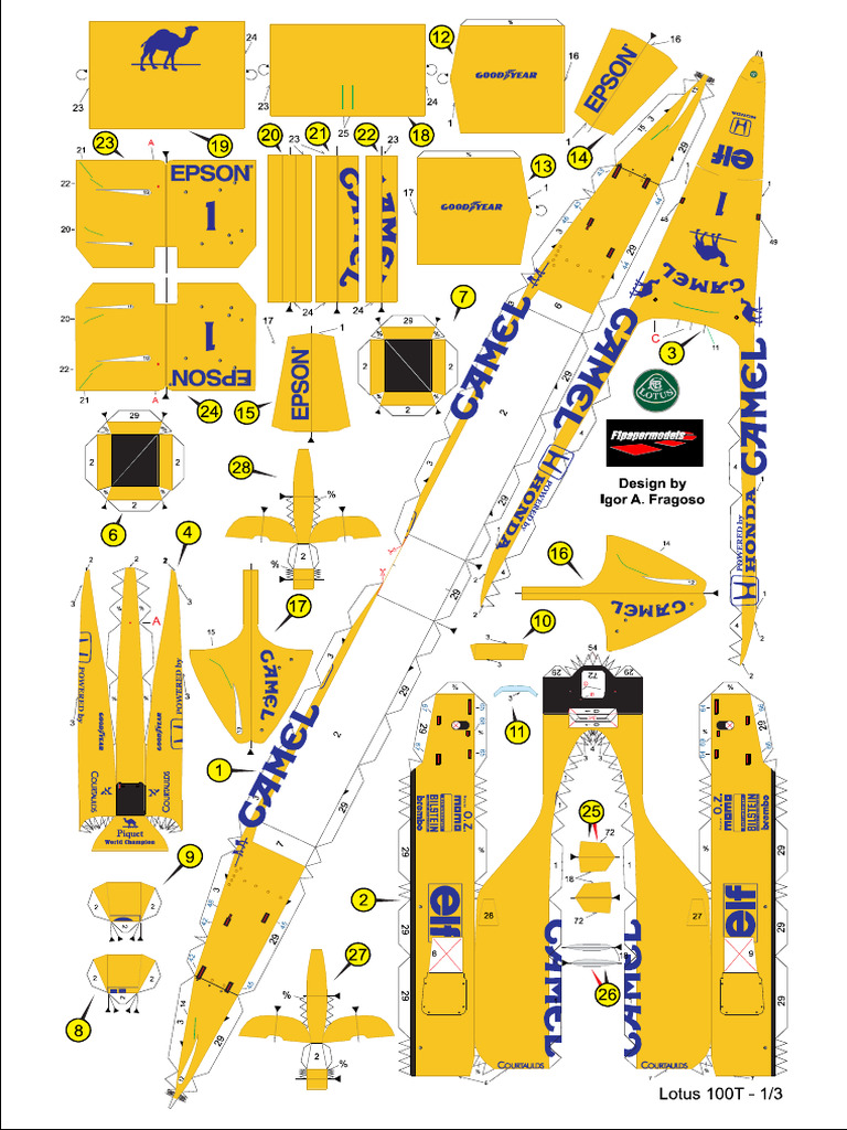 Lotus 100T - Nelson Piquet - GP Estoril (1988) by Igor Fragoso ...