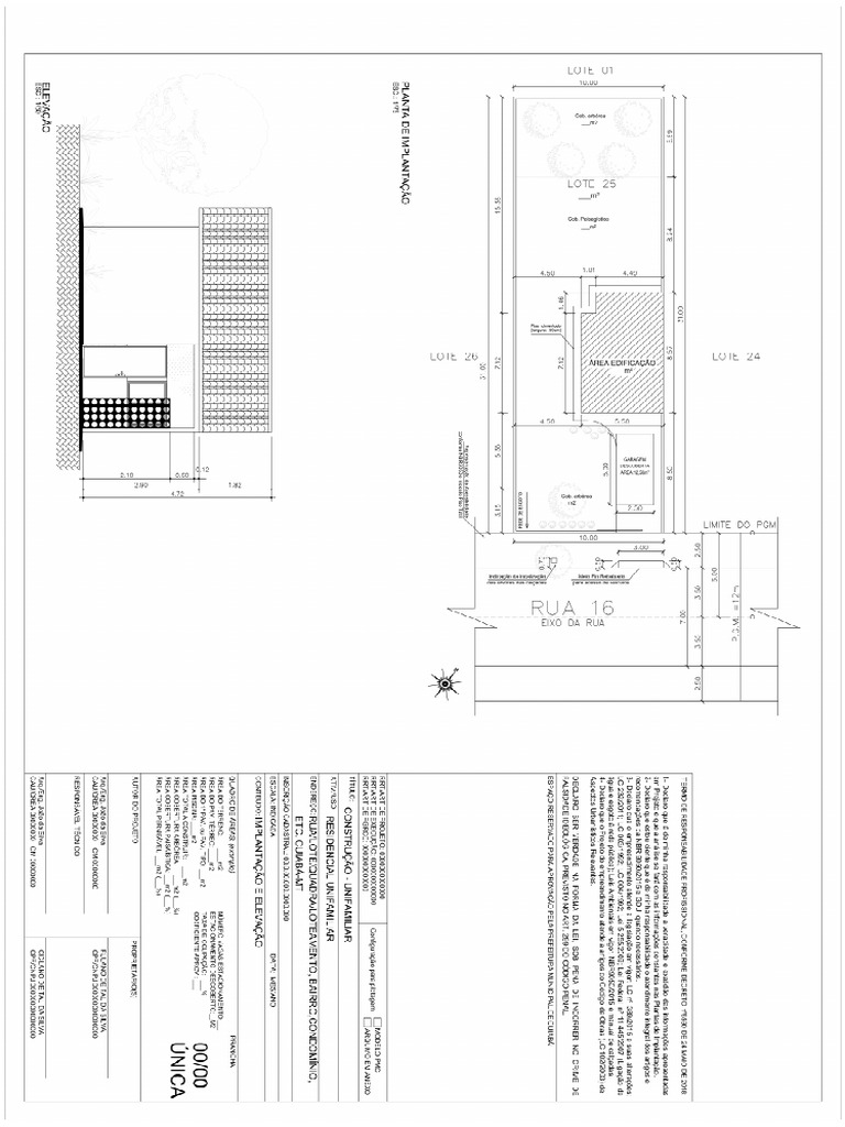 Anexo II - Modelo Prancha para Uso Unifamiliar Decreto 6.590 | PDF