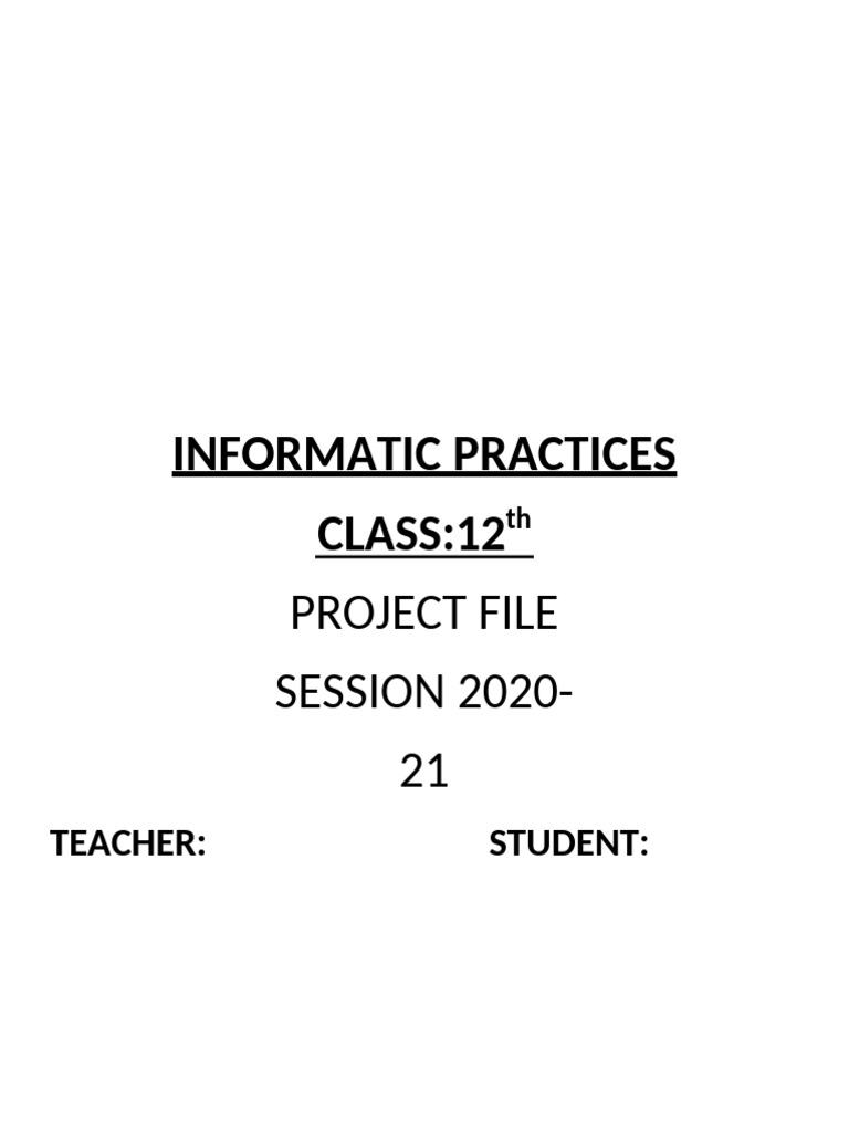 IP Project (J1) | PDF