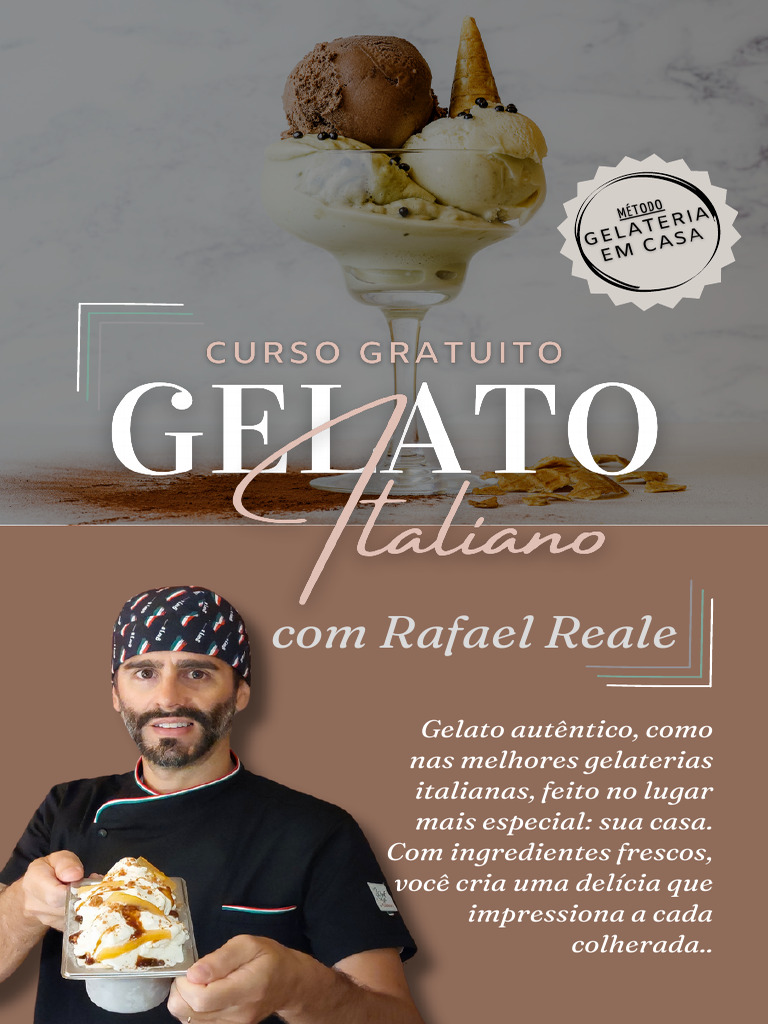 Apostila de Gelato | PDF | Productos lácteos | Confitería