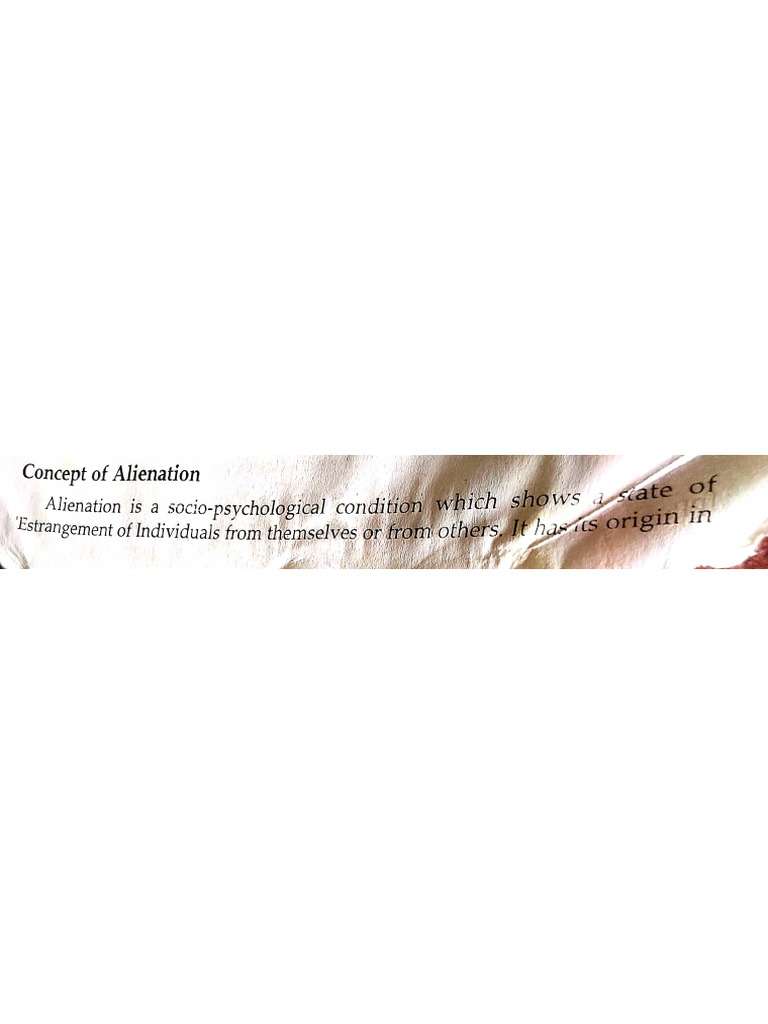 Alienation | PDF
