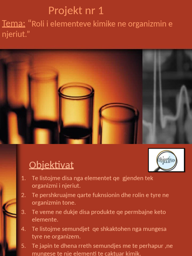 Elementet Kimike Ne Trupin e Njeriut Pro | PDF