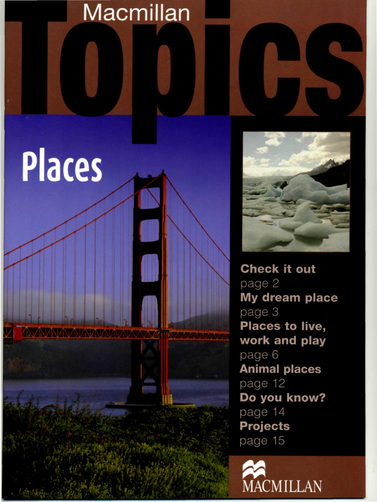 Topics Places - MacMillan | PDF