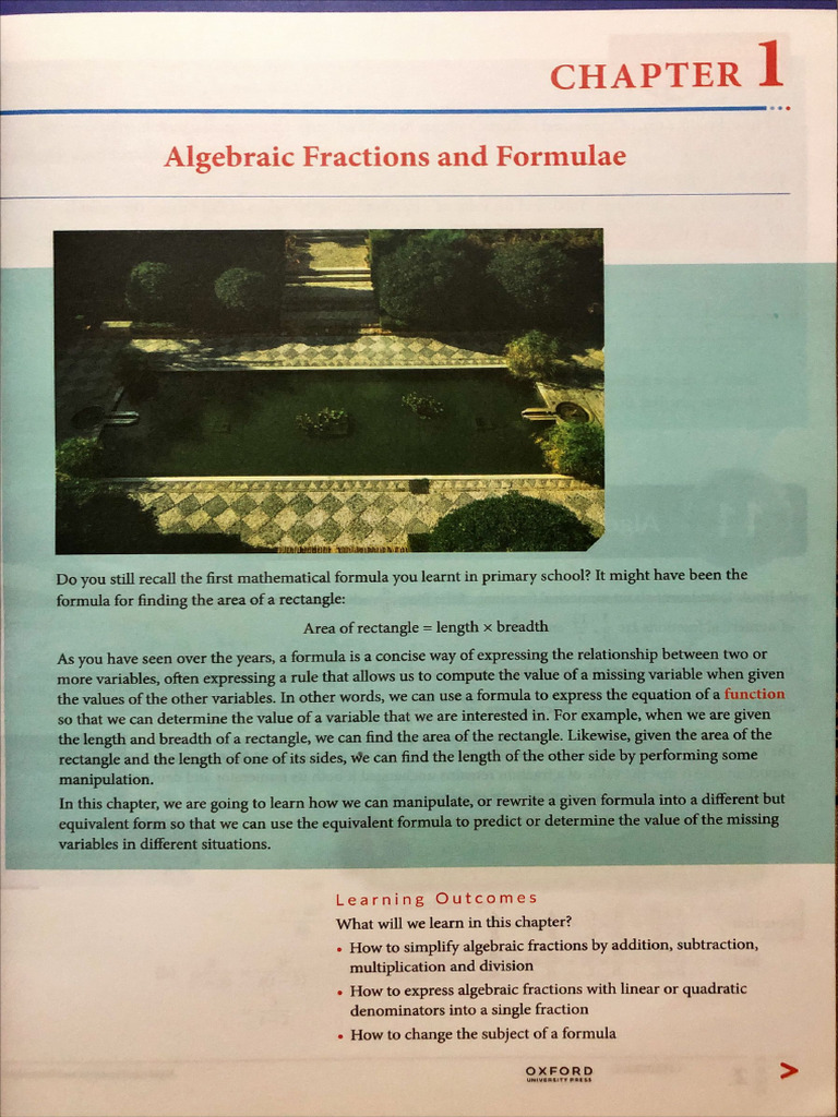 Maths D3 Chapter 1 | PDF