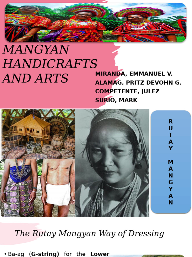 Mangyan Handicrafts and Arts Latest | PDF