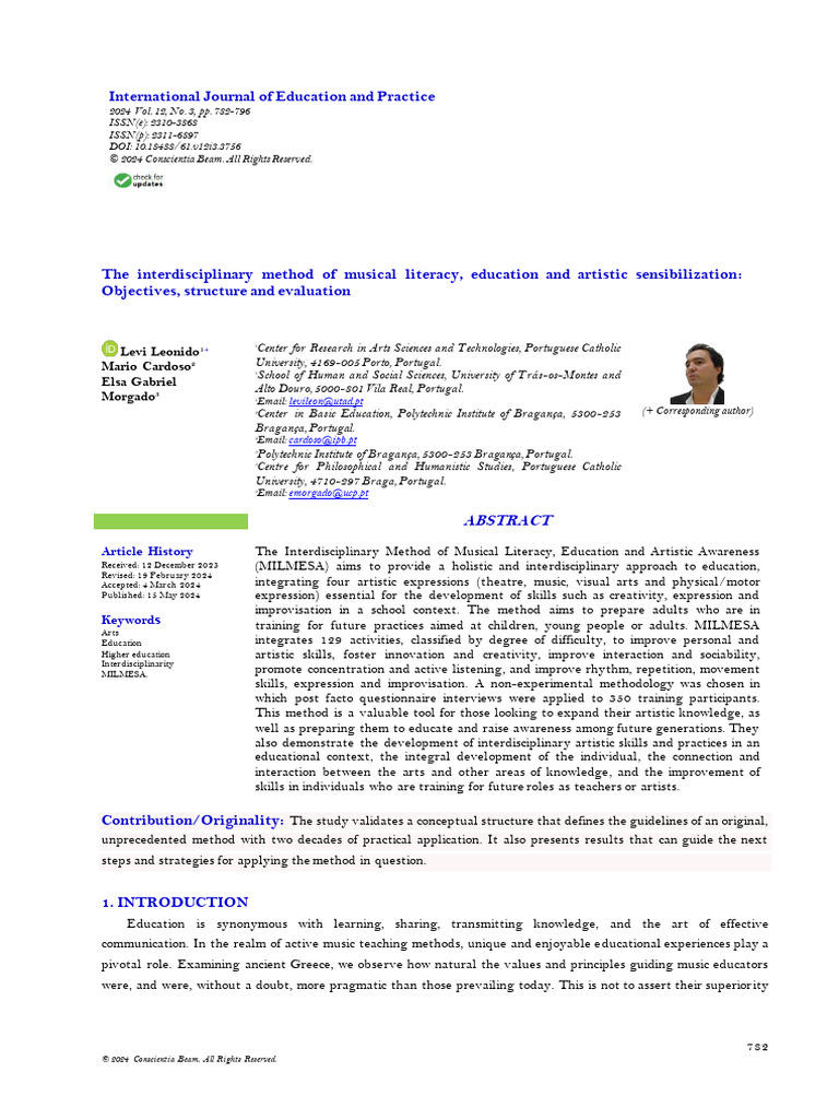 International Journal of Education and Practice: Levi Leonido Mario ...