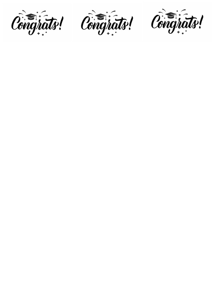 Congrats | PDF