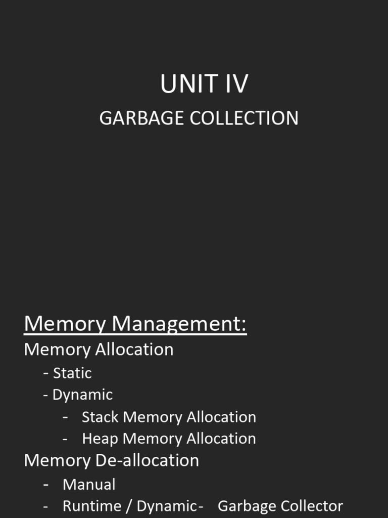 UNIT-IV - Part-II | PDF