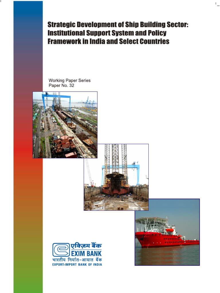 Startegic Development of Shipbuilding Sector - EXIM | PDF