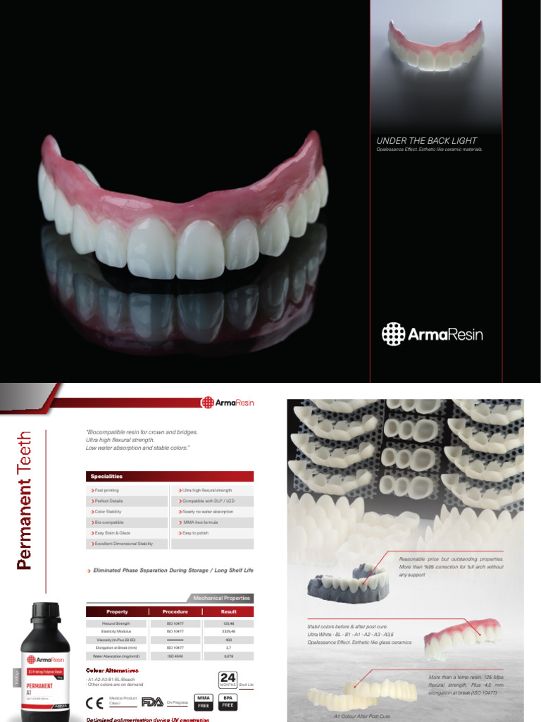 ARMA RESİN PERMANENT TEETH | PDF