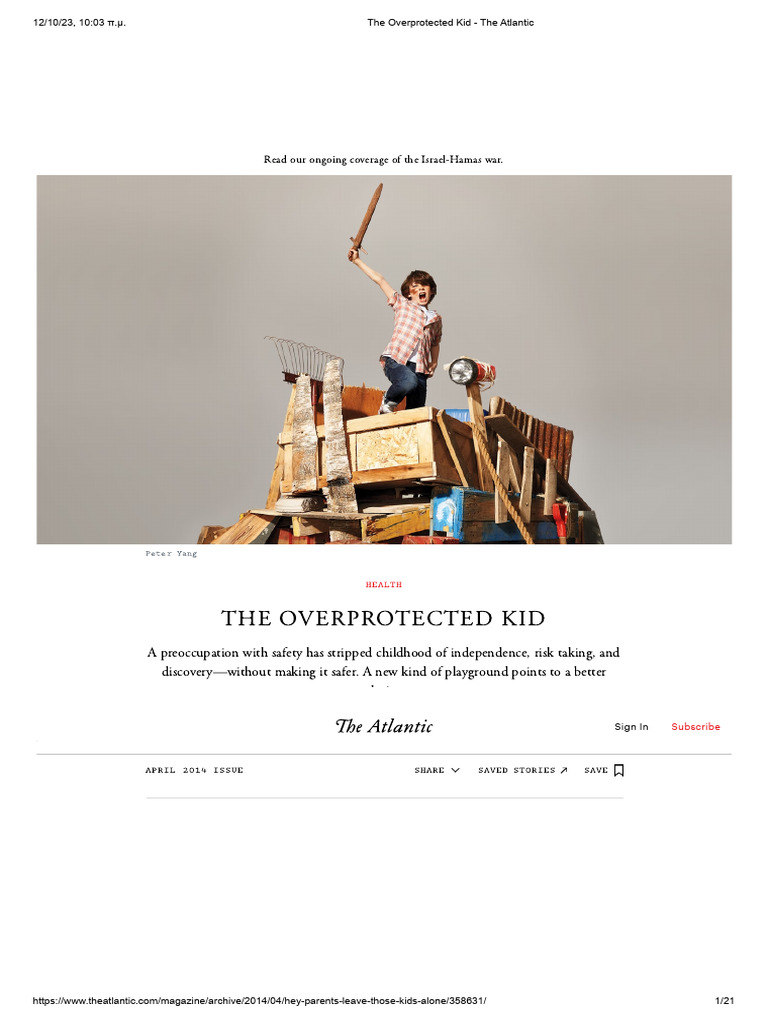 The Overprotected Kid - The Atlantic | PDF