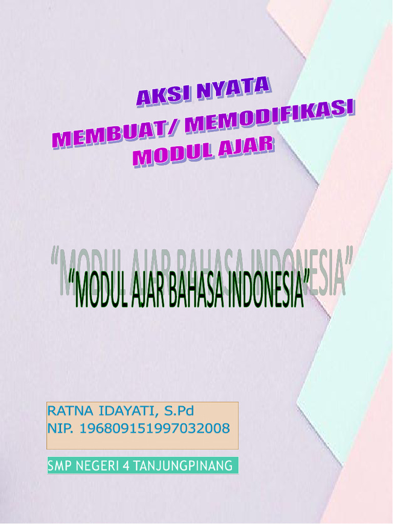 Aksi Nyata Membuat Modul Ajar | PDF
