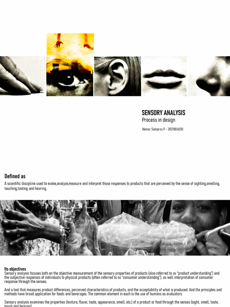 Sensory Analysis - Hemar Sampras P | PDF