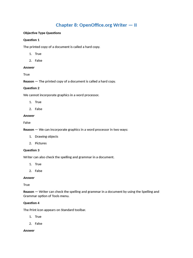 Writer - II | PDF