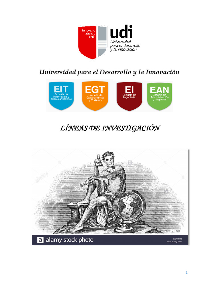 Líneas de Investigación Udi | PDF