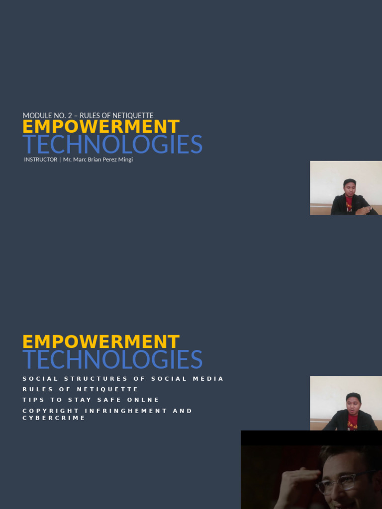 EmTech - Module 2 - Rules of Netiquette - Part 3 | PDF