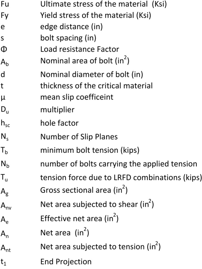 Double Angle Connection | PDF | Strength Of Materials | Screw