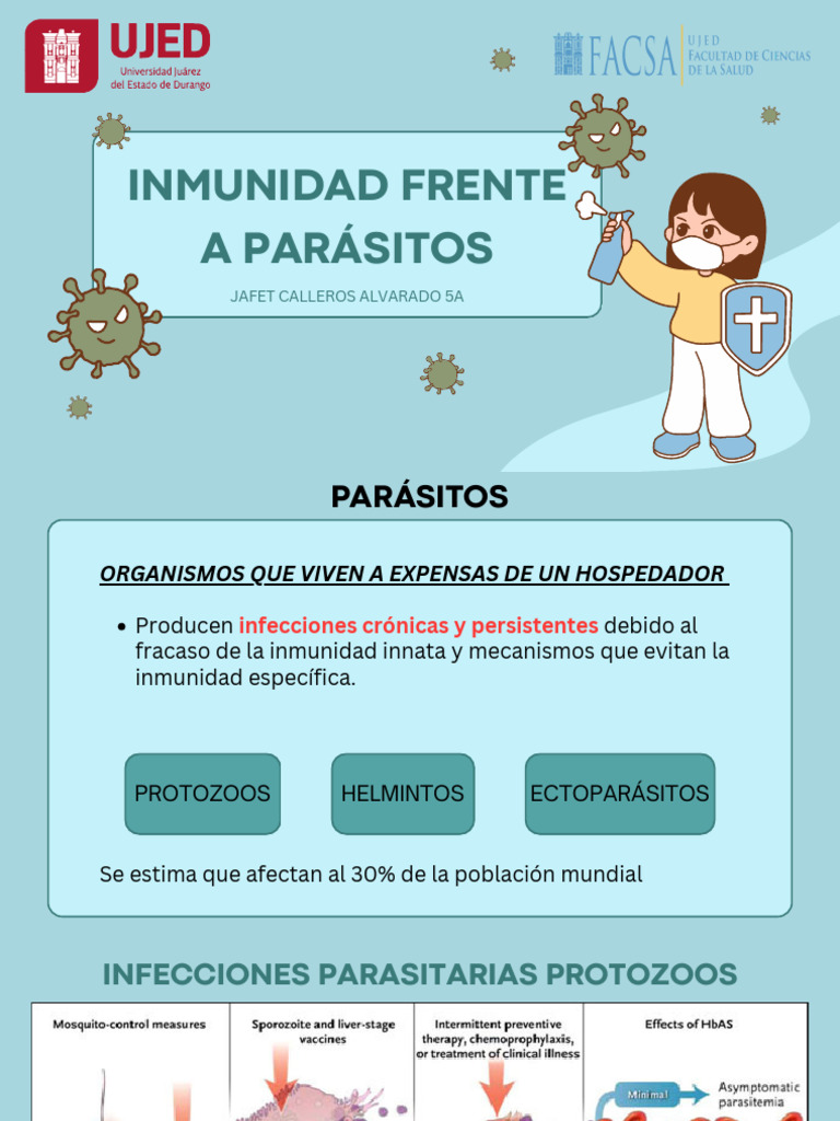 Inmunidad Frente a Parásitos | PDF
