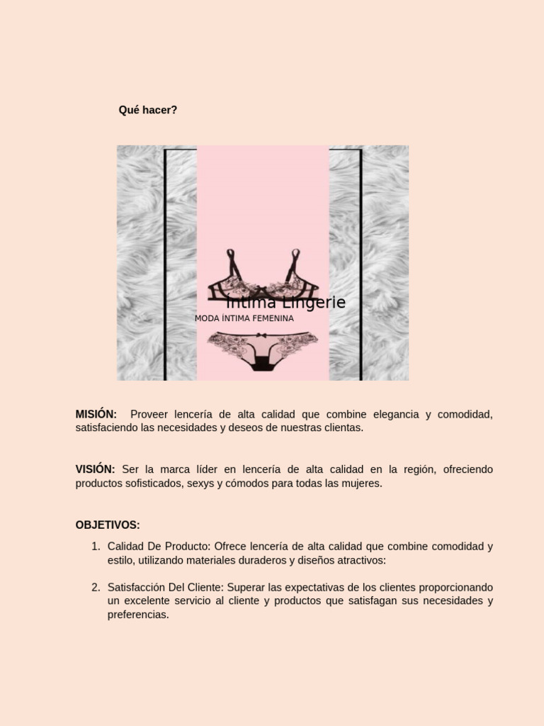Moda Intima | PDF