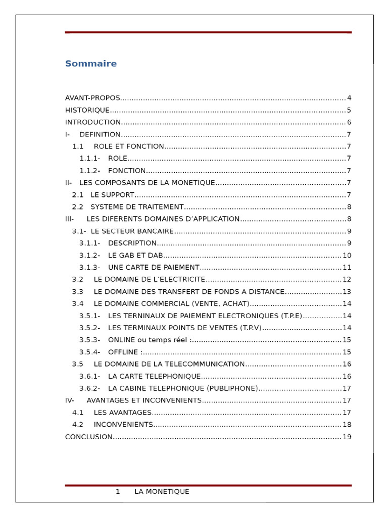 La Monetique PDF | PDF