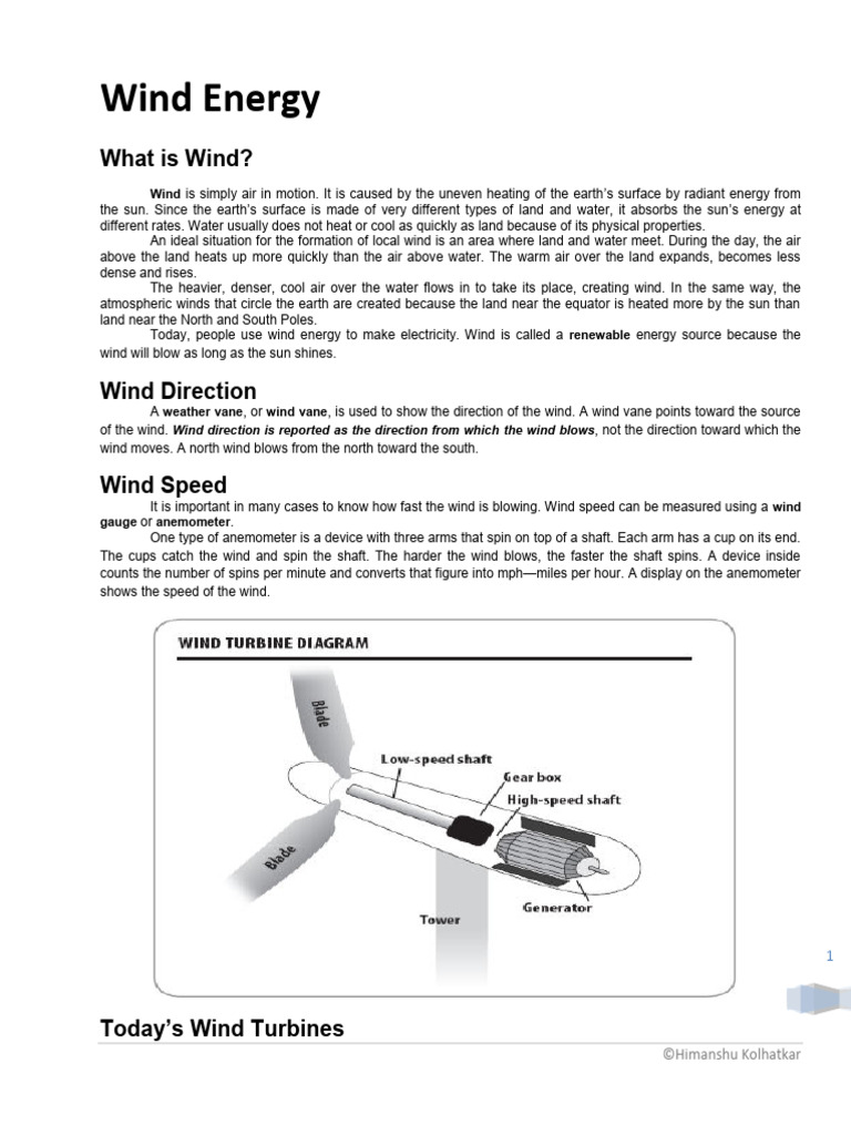 Wind Energy | PDF
