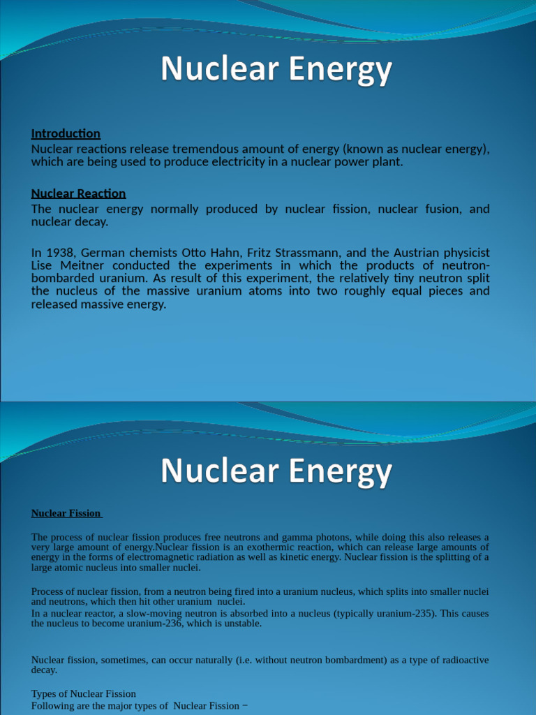 Nuclear Energy Wind Energy | PDF