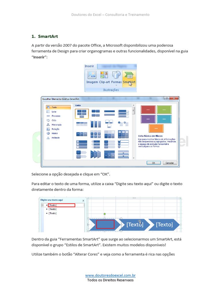 Cap 08 - Aula 04 - SmartArt | PDF