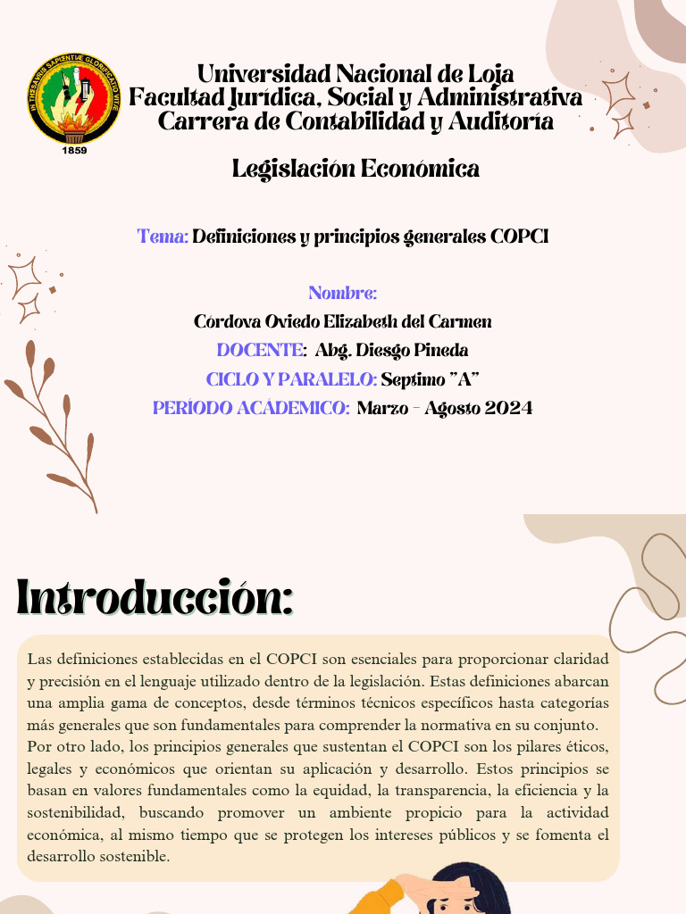 Definiciones y Principios Generales COPCI (3) (2) | PDF