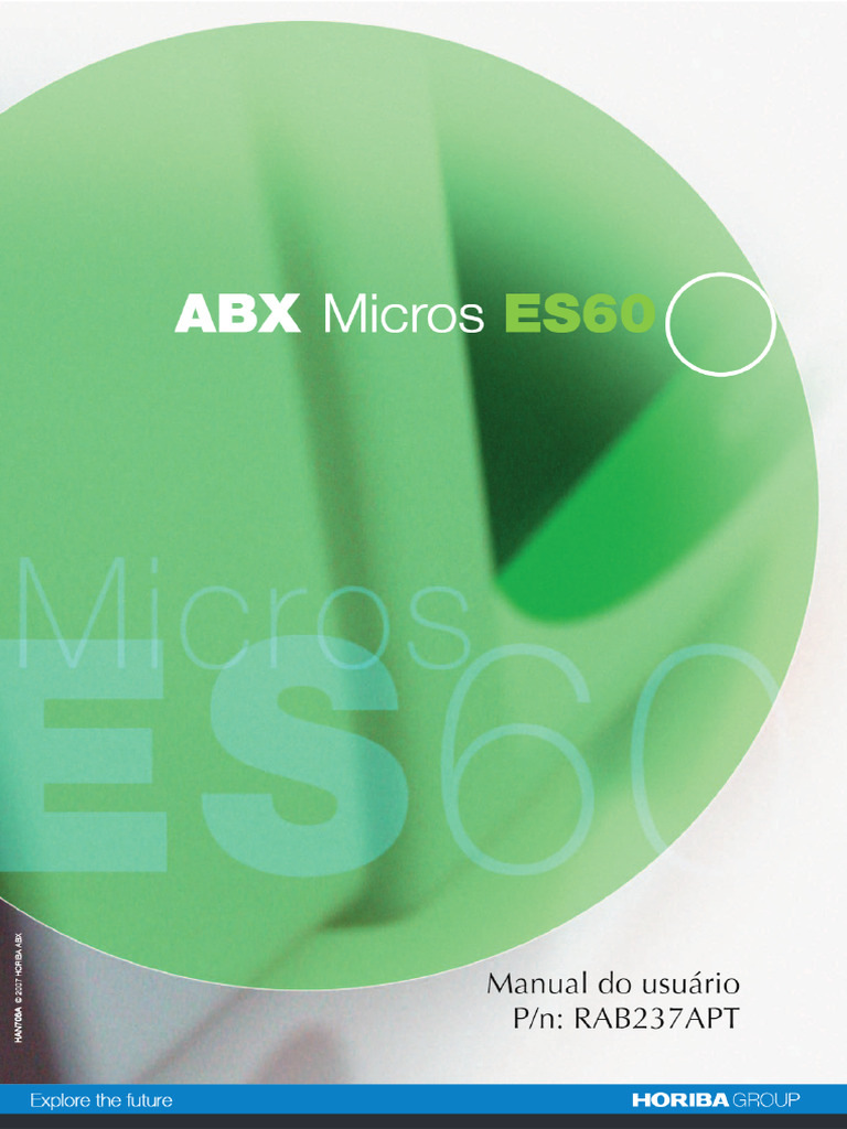 Mu Analizador Hematológico Abx Micro Es60 | PDF