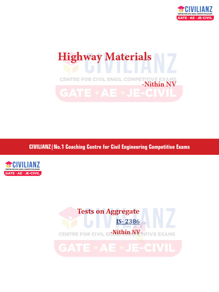 5 Highway Materials | PDF